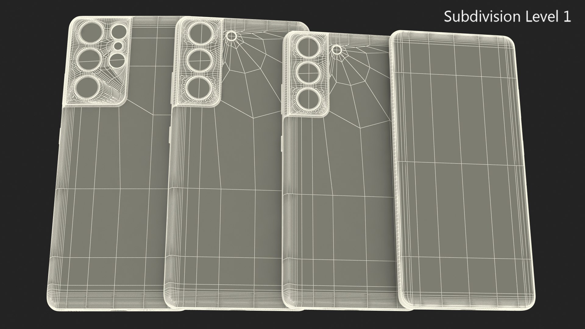 Samsung Galaxy S21 Set 3D model - TurboSquid 1799618