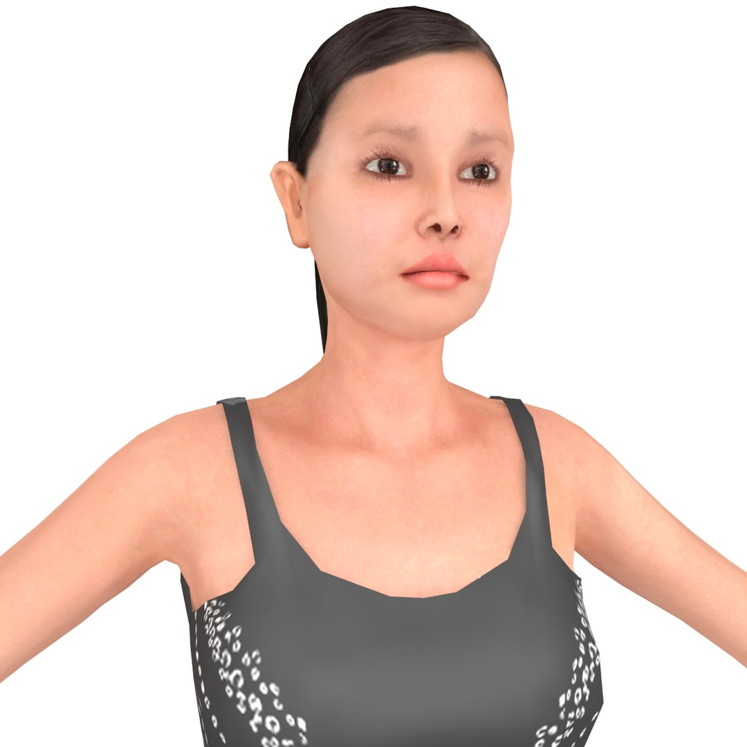 3D Female Figure Skater Model - TurboSquid 1312319