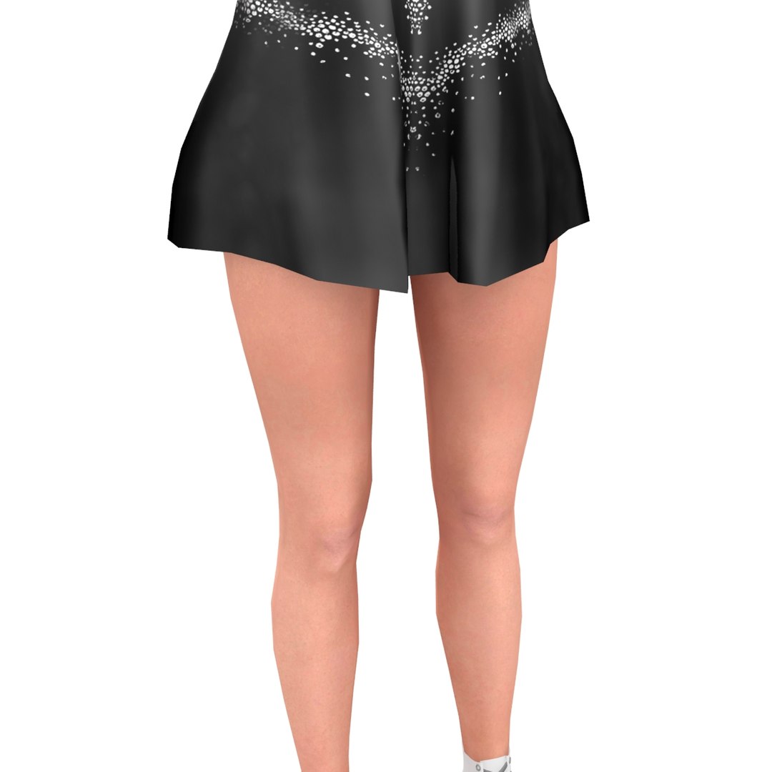 3D Female Figure Skater Model - TurboSquid 1312319