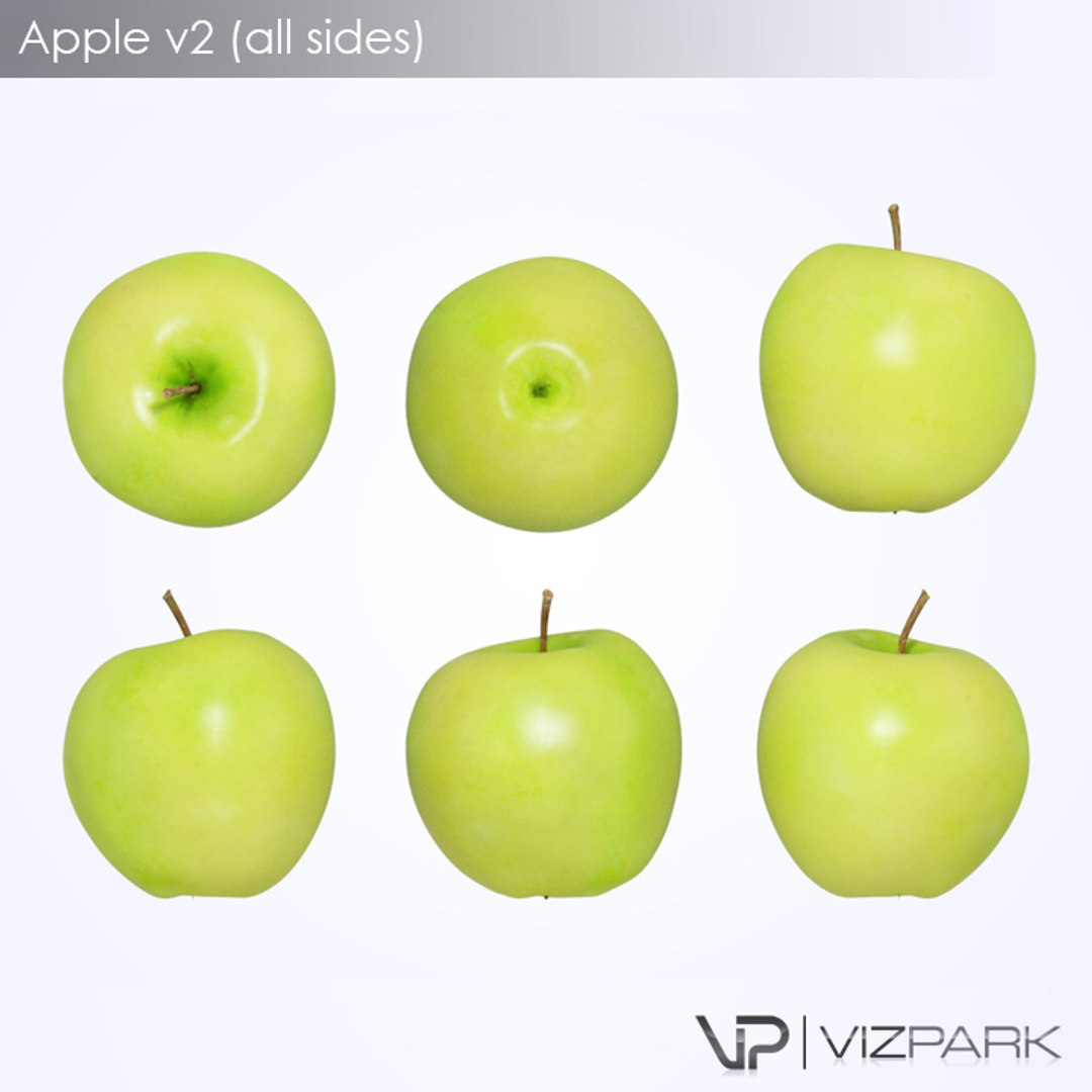 3d Apples Fruit Realistic