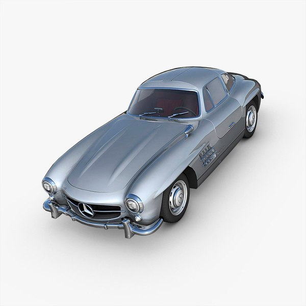 Mercedes 300SL Gullwing 3D Models for Download | TurboSquid