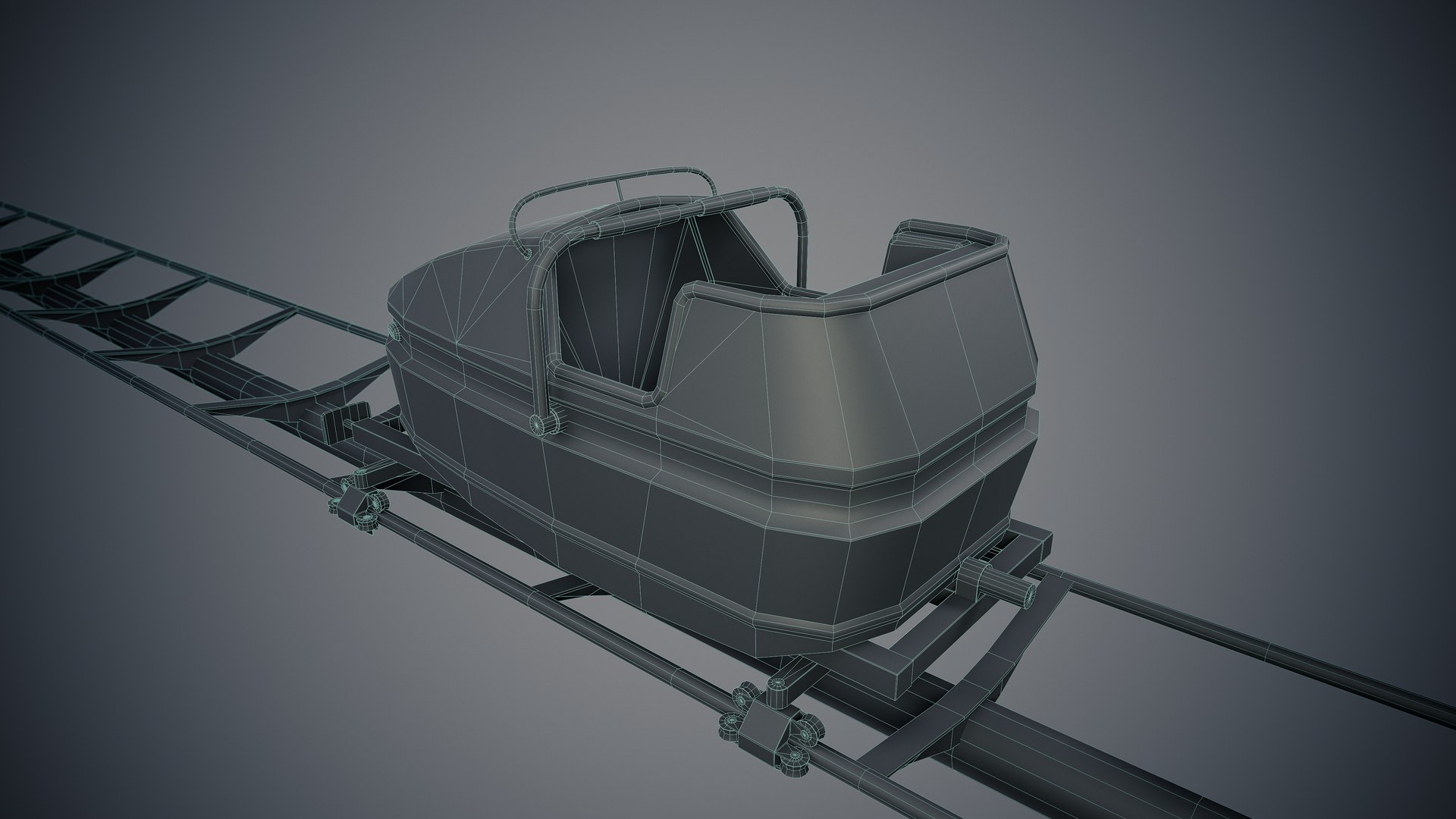 3D Roller Coaster Cart - TurboSquid 2111974