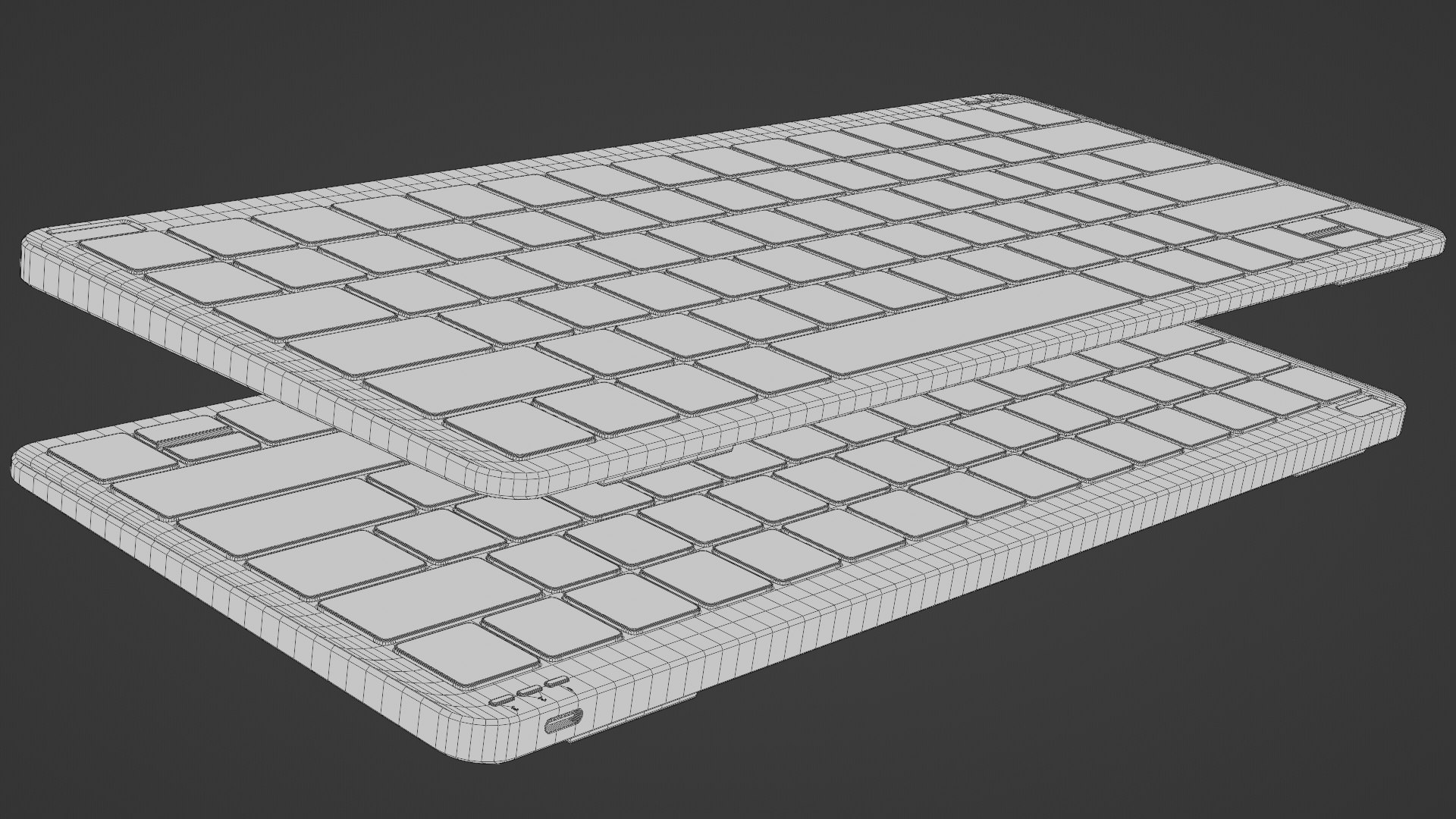 3D Ultra Slim Keyboard Model - TurboSquid 2006641