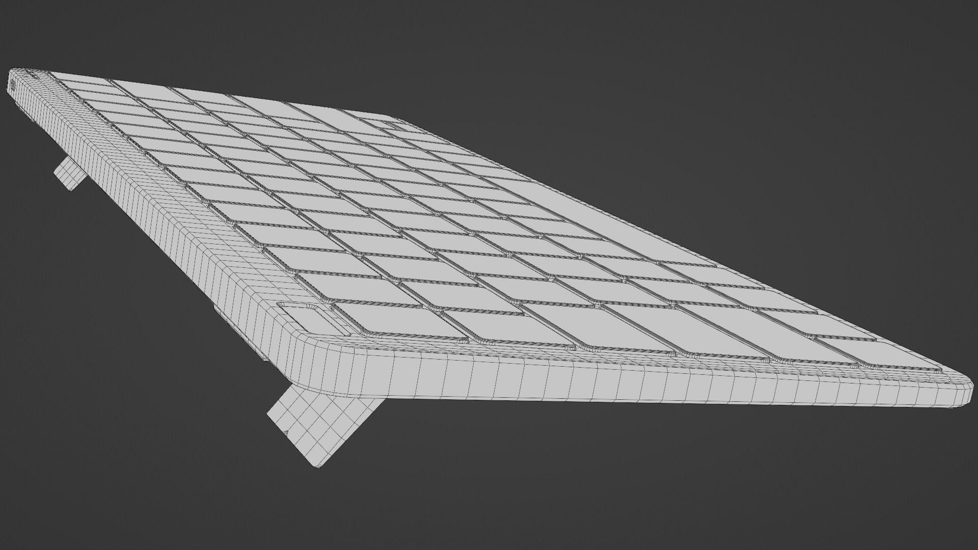 3D Ultra Slim Keyboard Model - TurboSquid 2006641