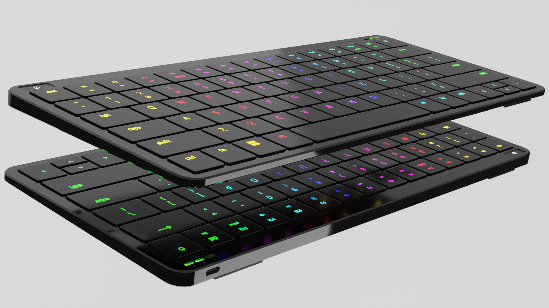 3D Ultra Slim Keyboard Model - TurboSquid 2006641