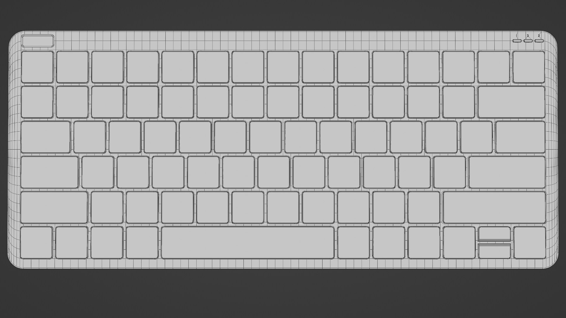 3D Ultra Slim Keyboard Model - TurboSquid 2006641