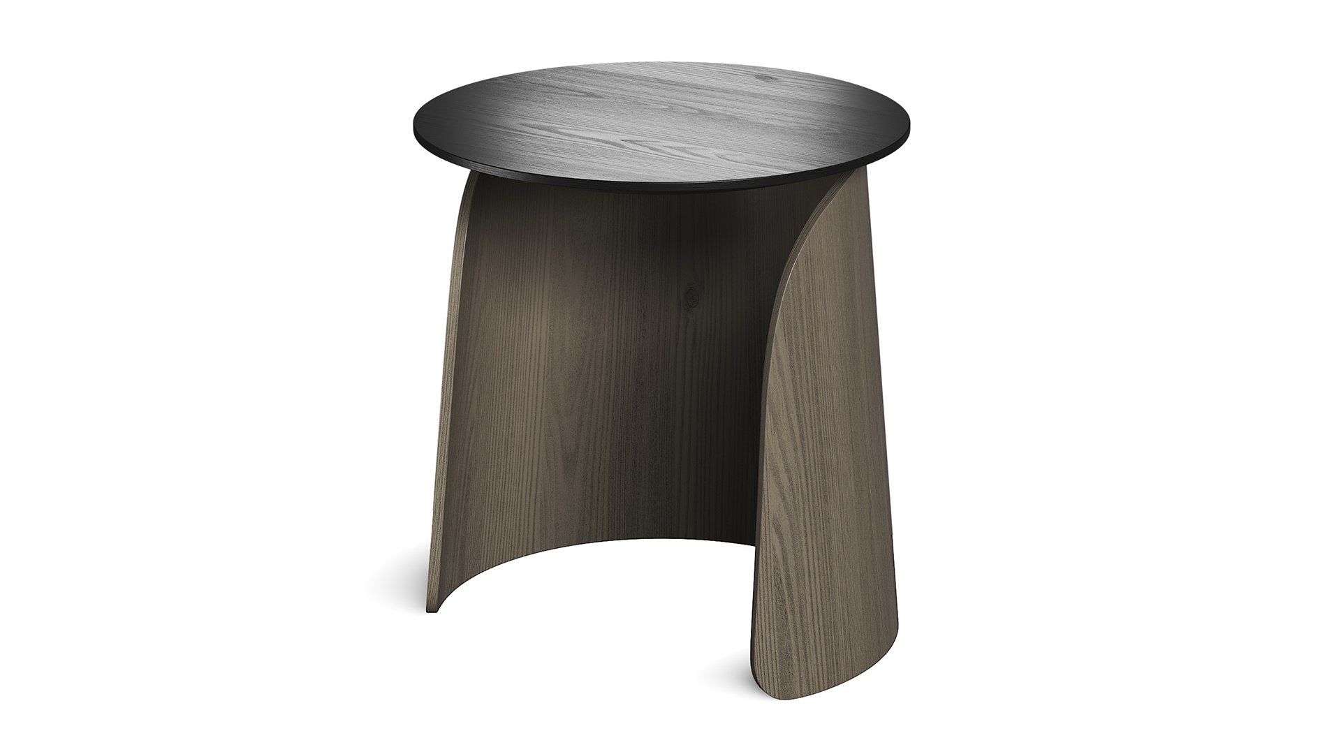 Laskasas Orwell Canvas Round Wooden Side Table 3D Model - TurboSquid ...