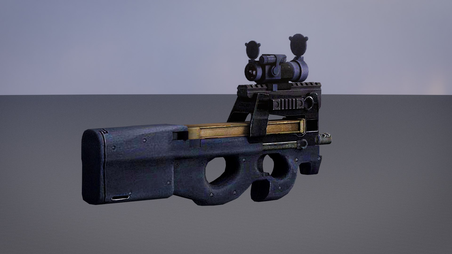 FN P90 Gun 3D Model - TurboSquid 2327081