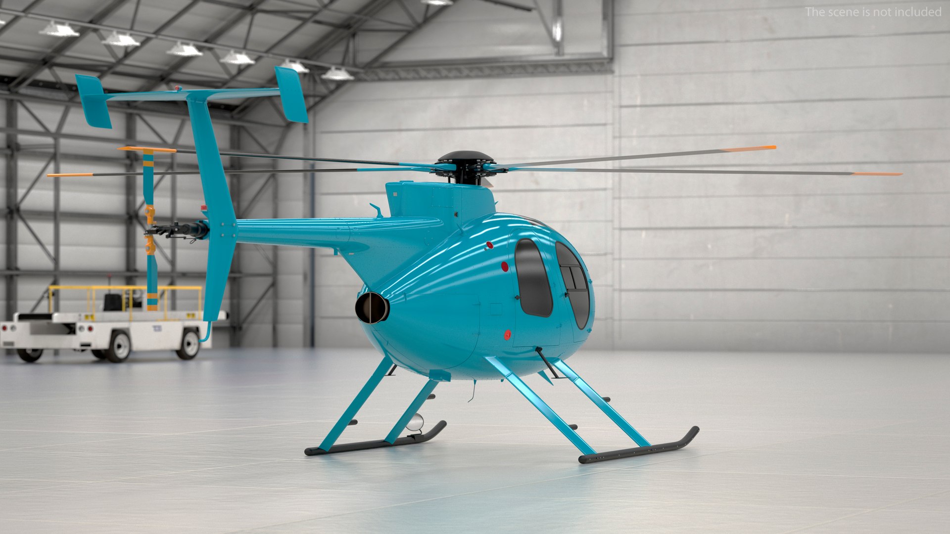 Light Helicopter Exterior Only 3D Model - TurboSquid 1738448