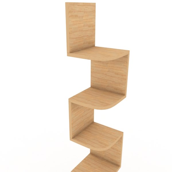 corner shelf 3d model