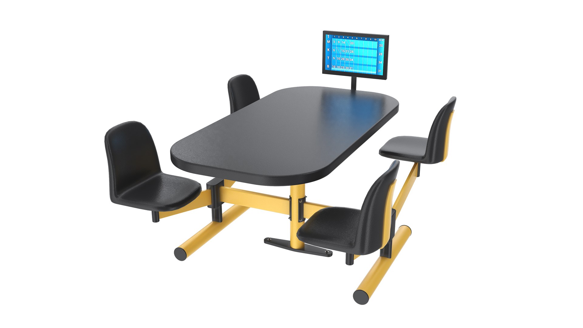 3D Bowling Center Table - TurboSquid 2257423