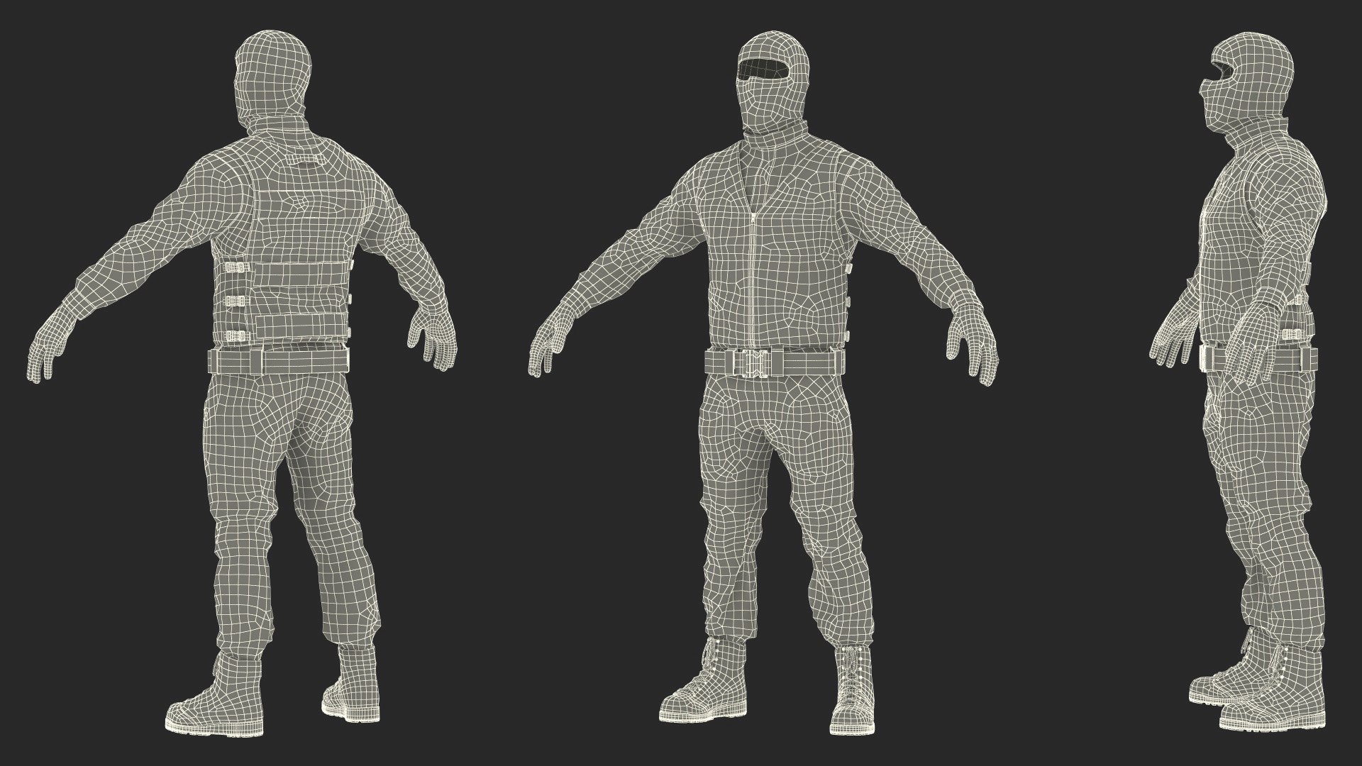 Tactical SWAT Team Member Uniform Model - TurboSquid 2246763