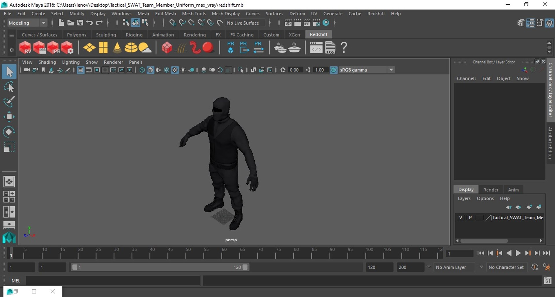 Tactical SWAT Team Member Uniform Model - TurboSquid 2246763