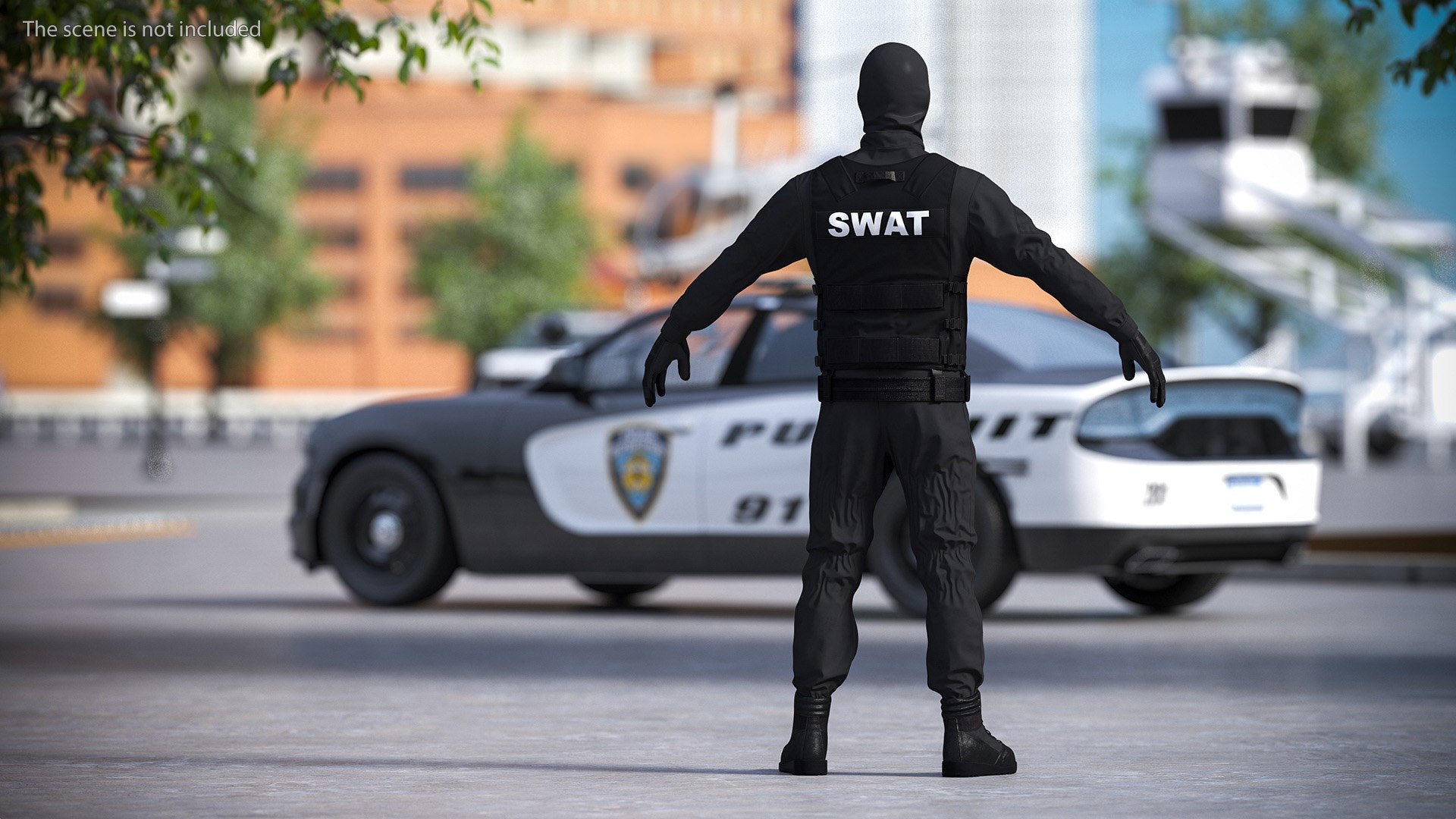 Tactical SWAT Team Member Uniform Model - TurboSquid 2246763