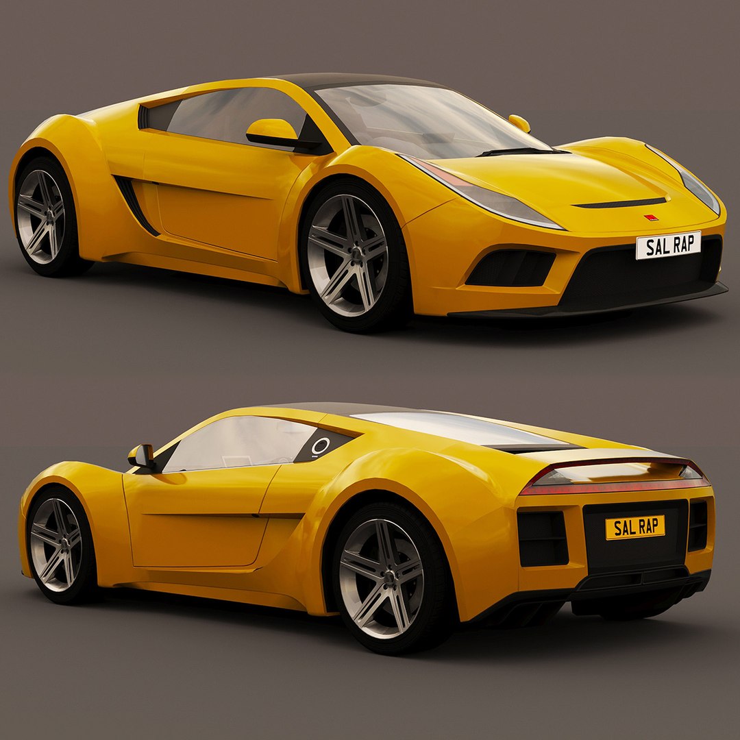 Saleen S5s Raptor 2010 3D Model - TurboSquid 2344794