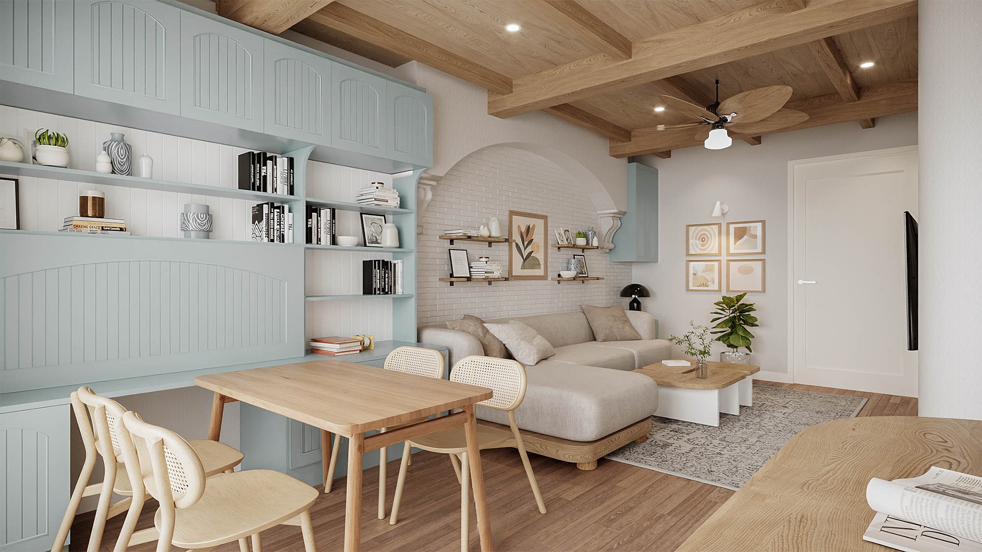 3D Living Kitchen 05 - Maiholuxury - MAX OBJ FBX SKP Simlab Collada ...