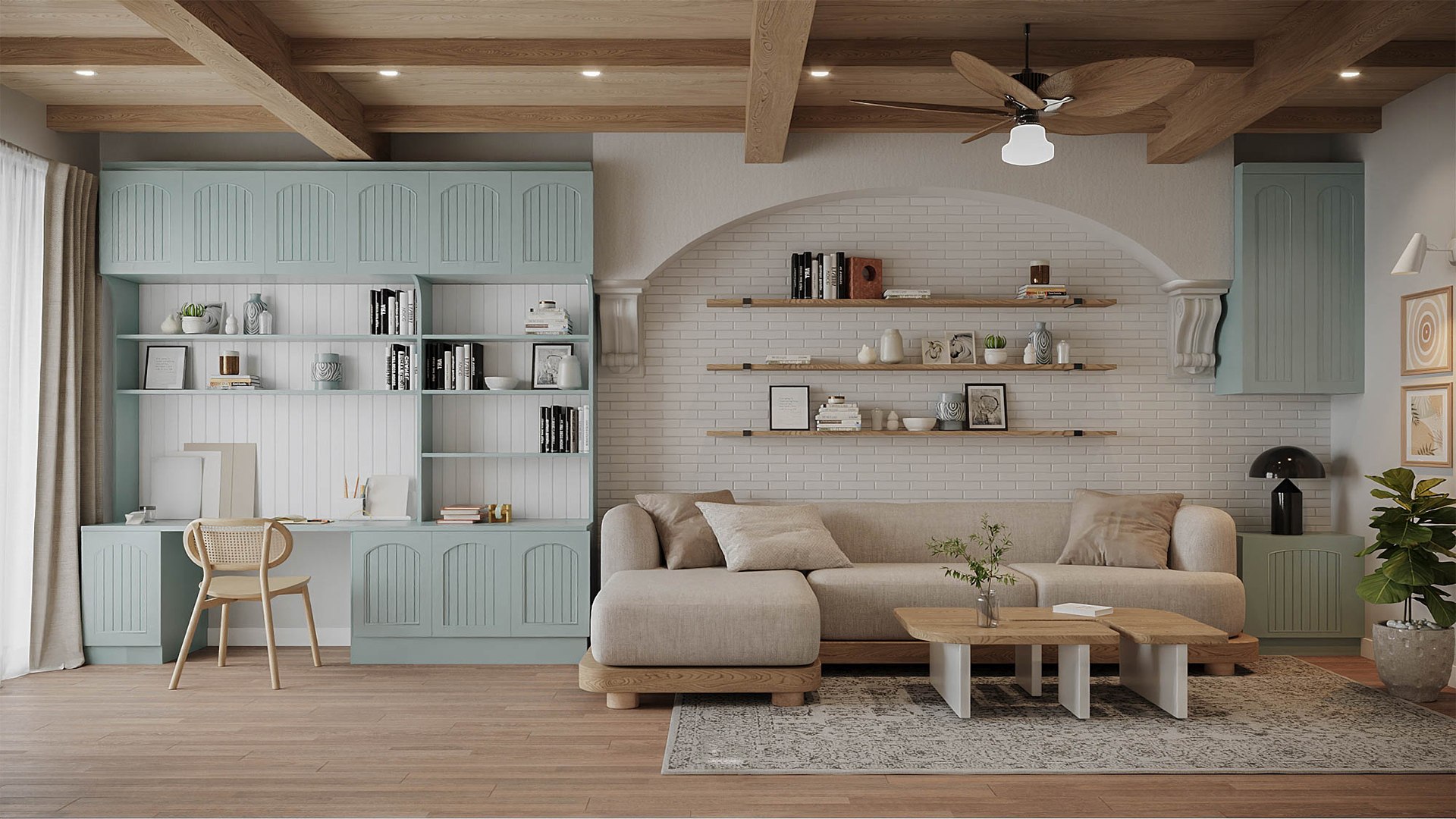 3D Living Kitchen 05 - Maiholuxury - MAX OBJ FBX SKP Simlab Collada ...