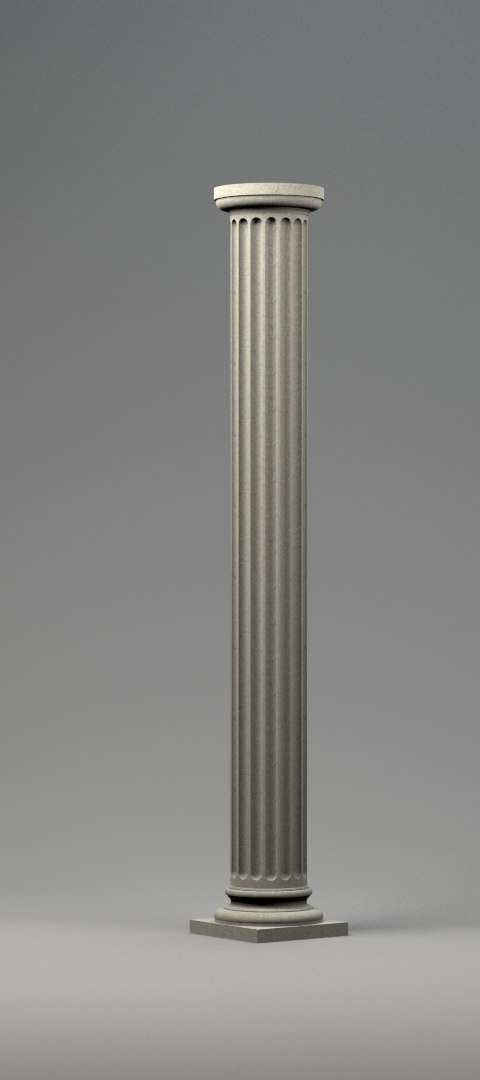3D Model Greek Columns Ancient - TurboSquid 1673282