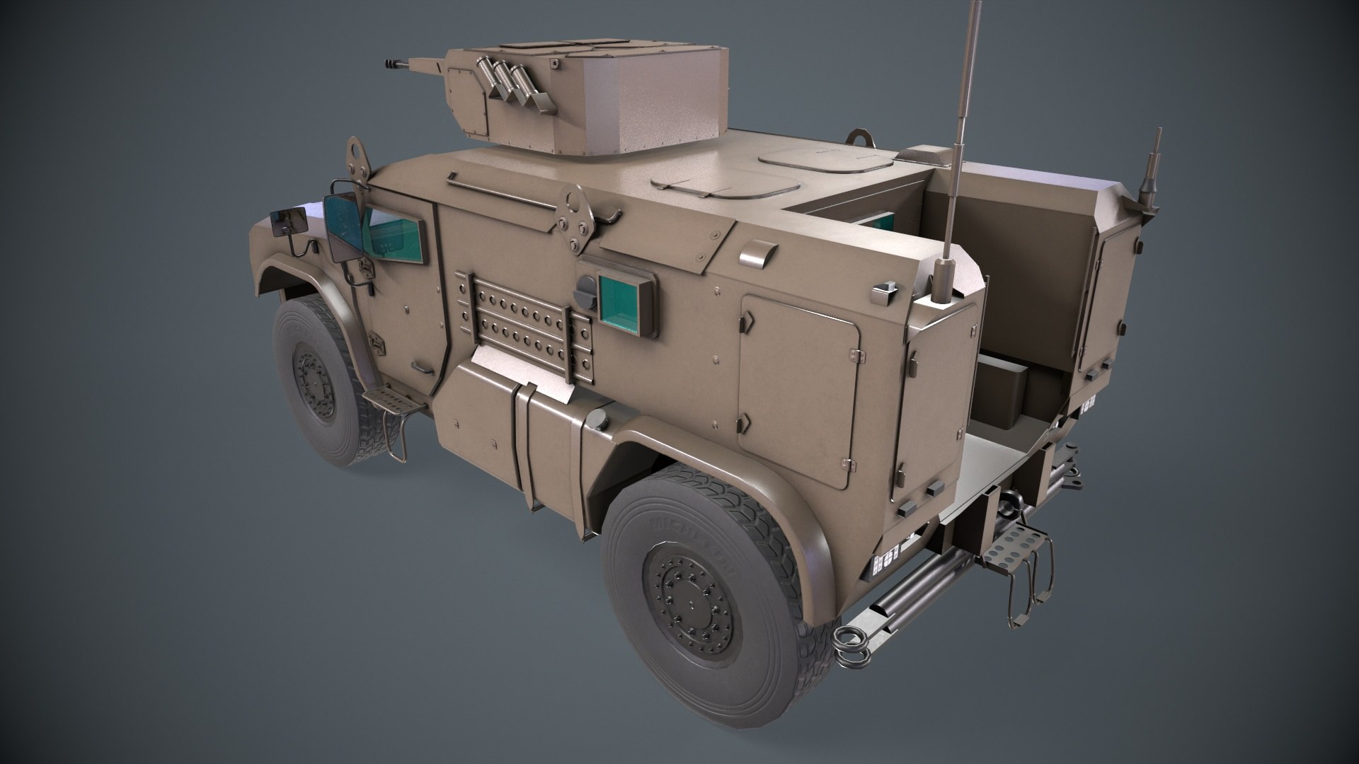 Typhoon VDV K-4386 Desert 3D Model - TurboSquid 1832552