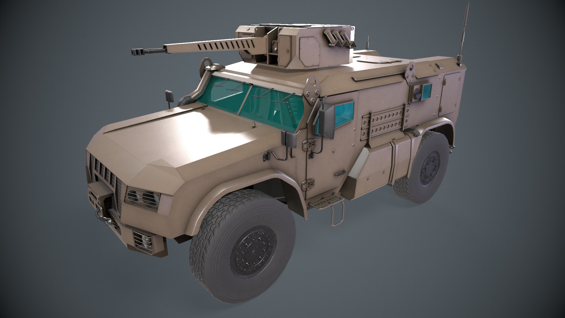 Typhoon VDV K-4386 Desert 3D Model - TurboSquid 1832552