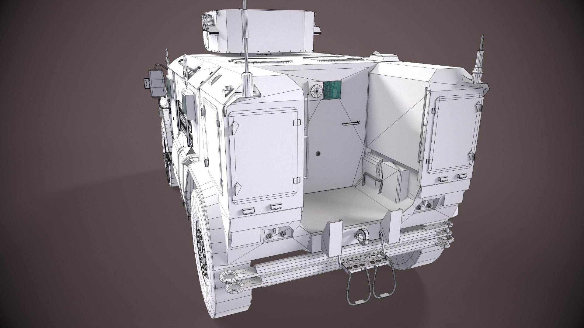 Typhoon VDV K-4386 Desert 3D Model - TurboSquid 1832552