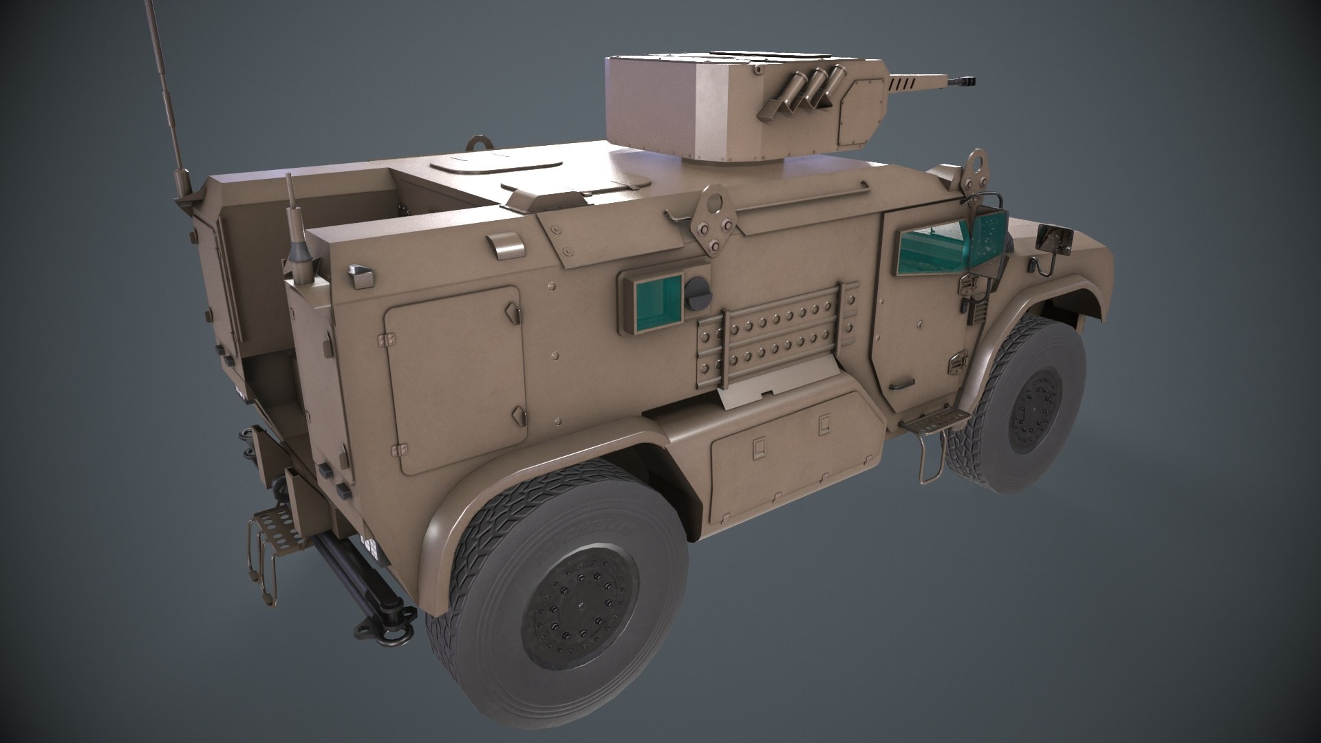 Typhoon VDV K-4386 Desert 3D Model - TurboSquid 1832552