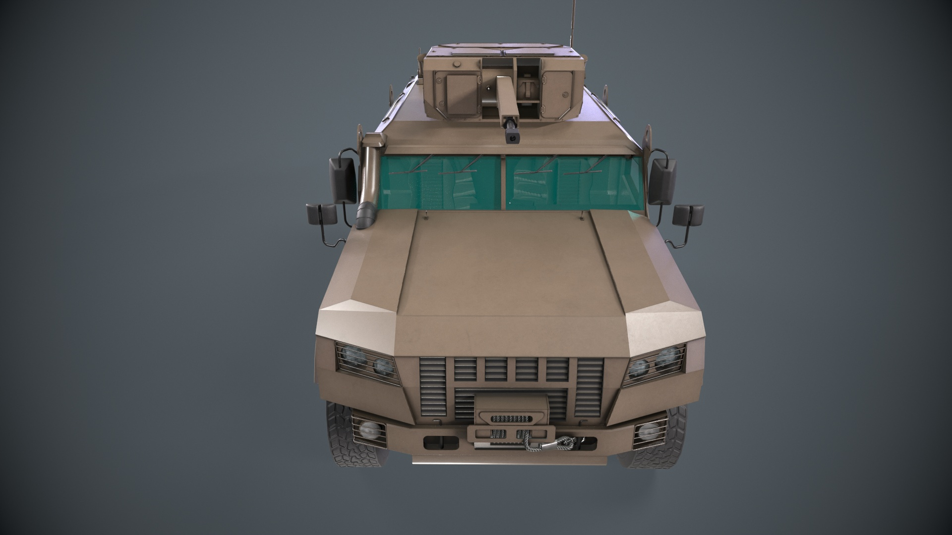 Typhoon VDV K-4386 Desert 3D Model - TurboSquid 1832552