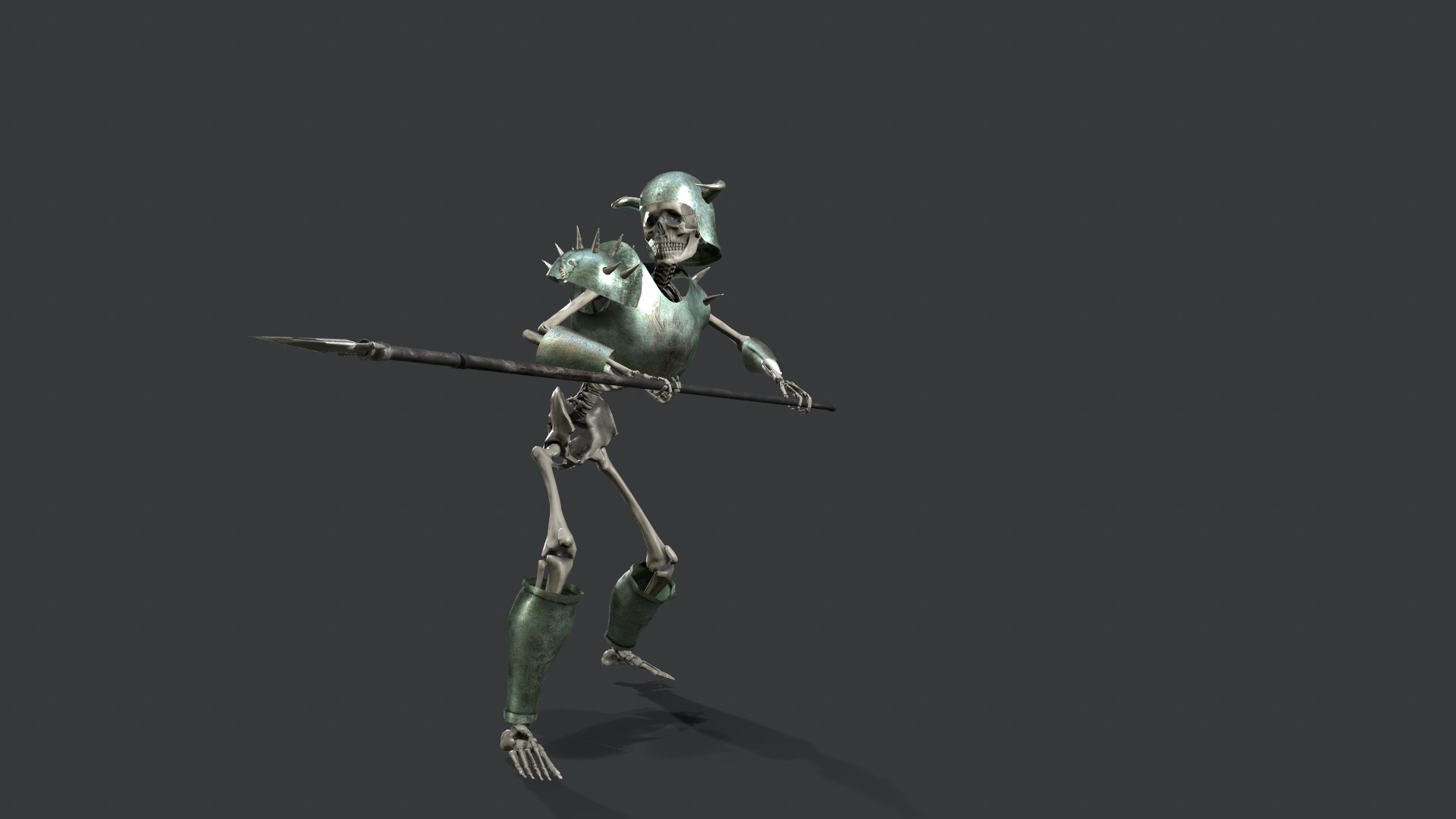 3D Skeleton Warrior3 Model - TurboSquid 1820047