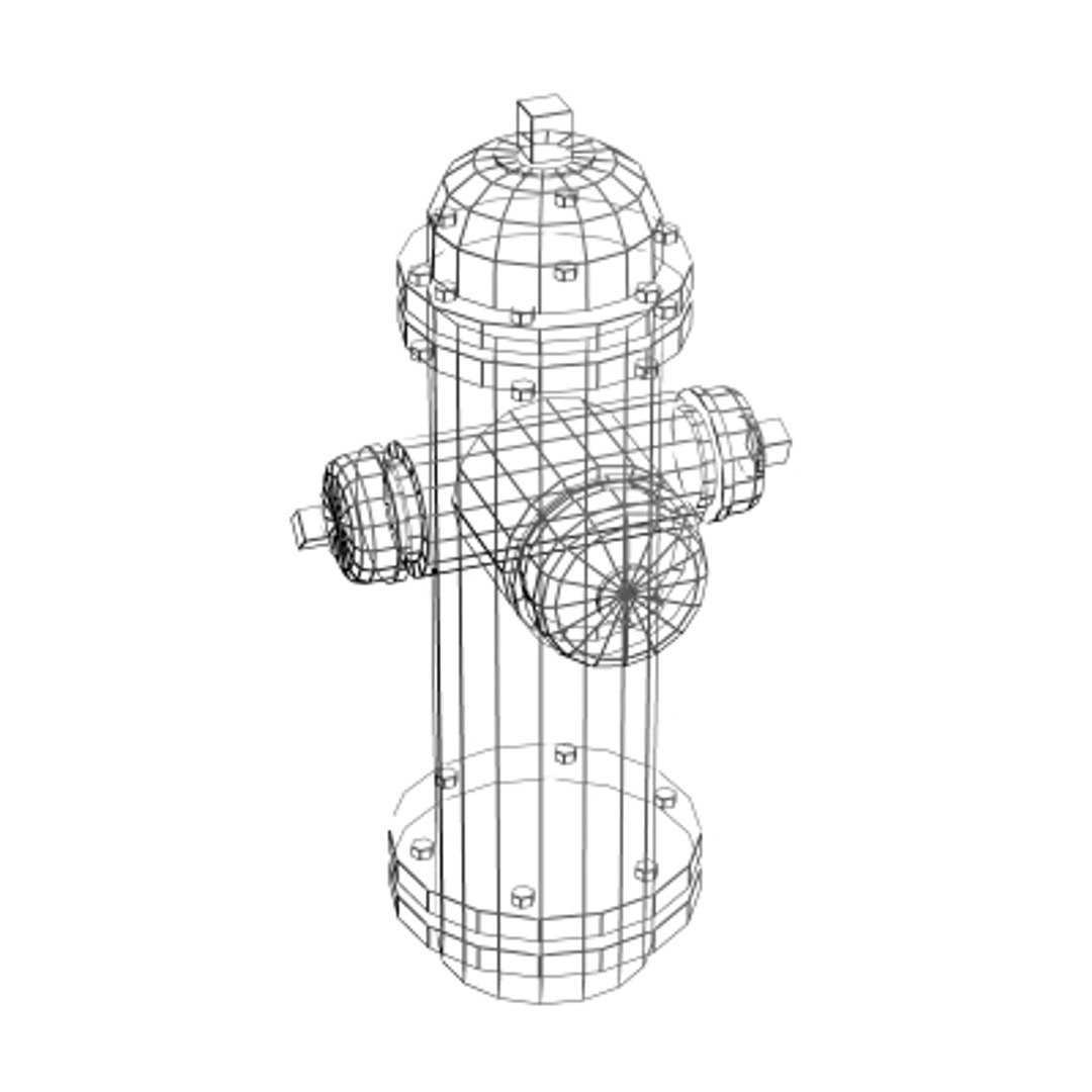 3ds max hydrant architectural