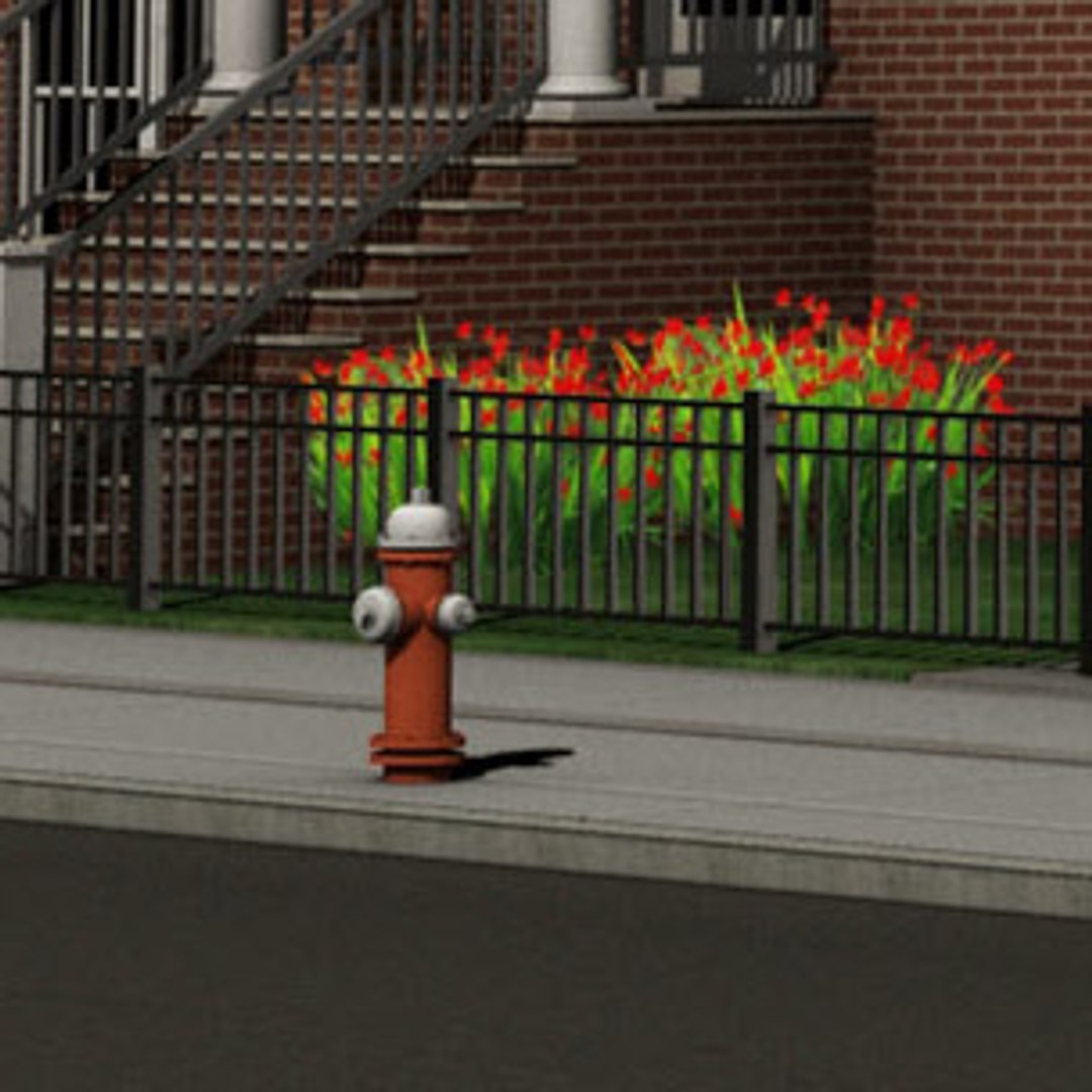 3ds max hydrant architectural