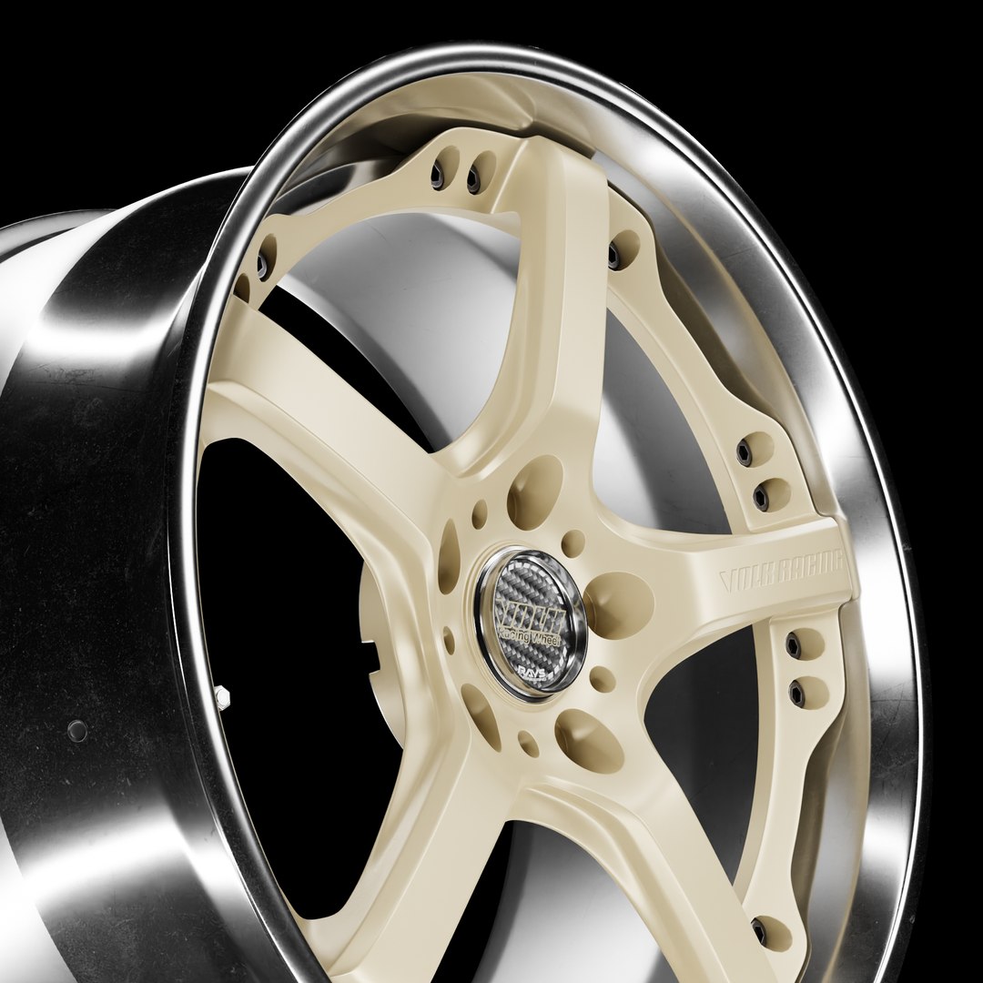 RAYS VOLK RACING GTS Car wheel 3D model - TurboSquid 1808338