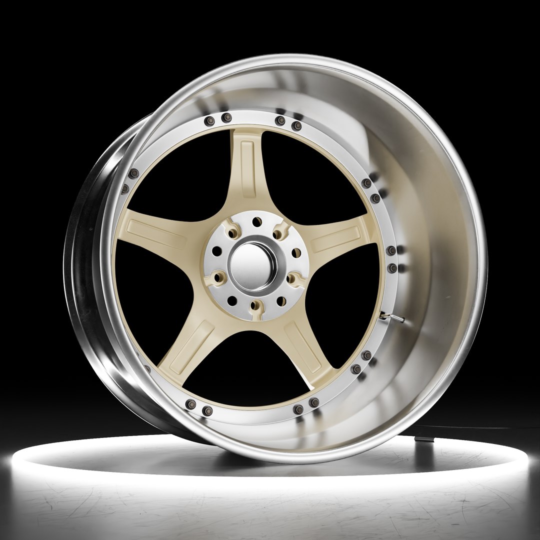 RAYS VOLK RACING GTS Car wheel 3D model - TurboSquid 1808338