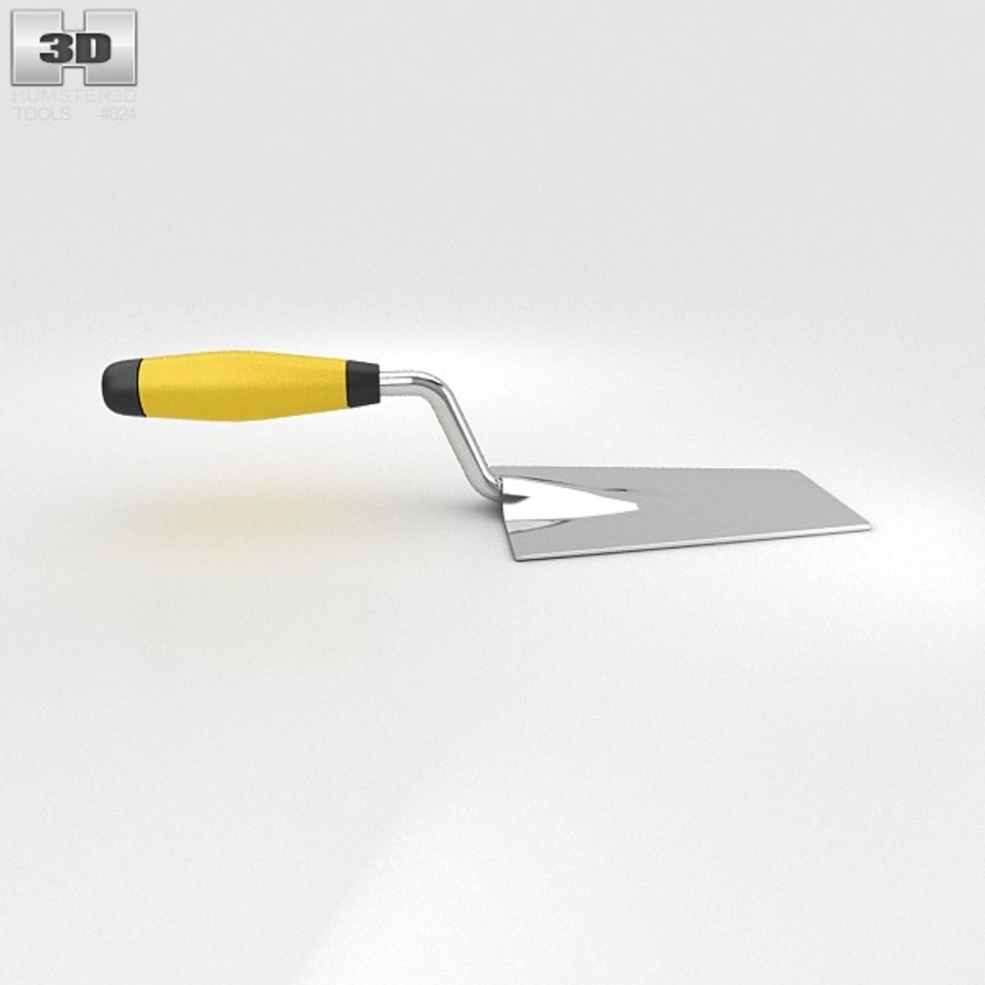 3d bucket trowel
