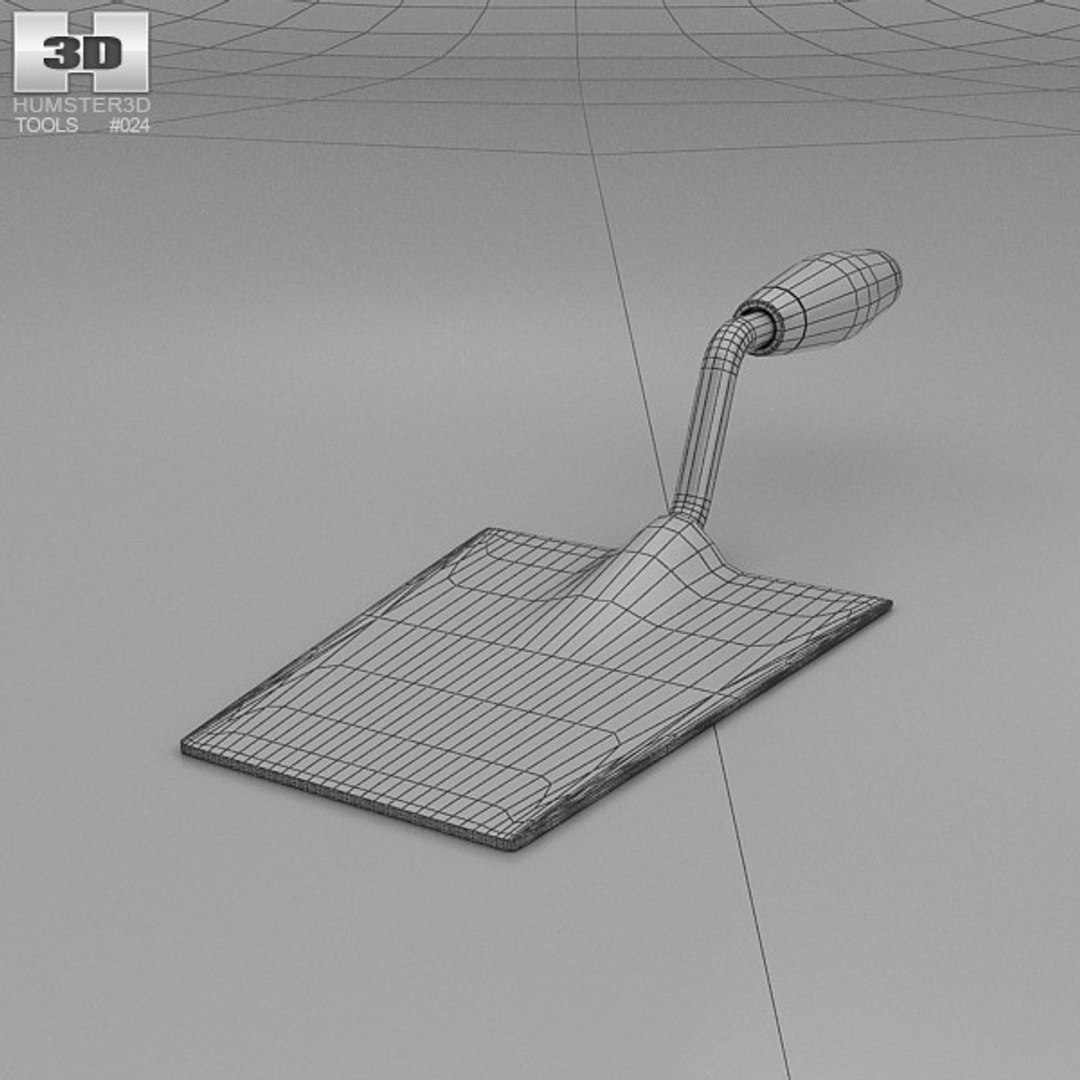 3d bucket trowel