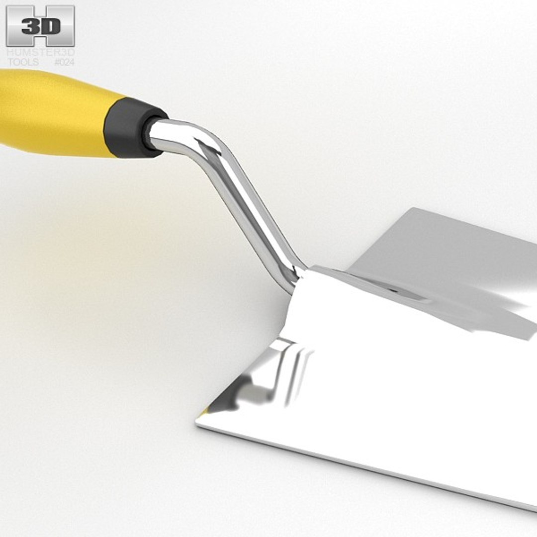 3d bucket trowel