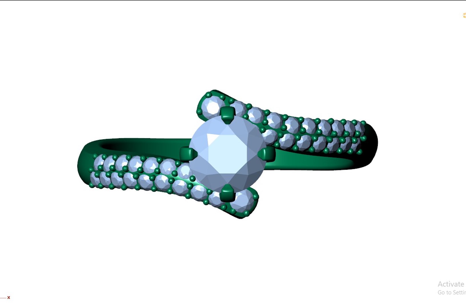 Ring solitaire cad printing 3D model - TurboSquid 1656396