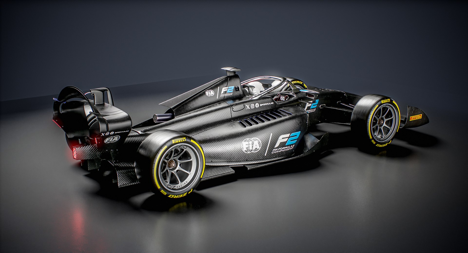 Dallara F2 2024 Formula 2 Race Car Carbon 3D - TurboSquid 2142221