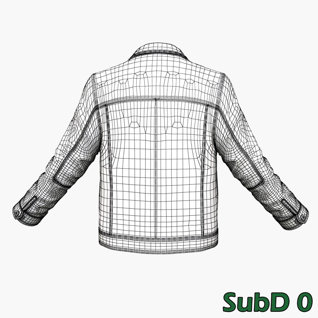 3d Realistic Male Jacket