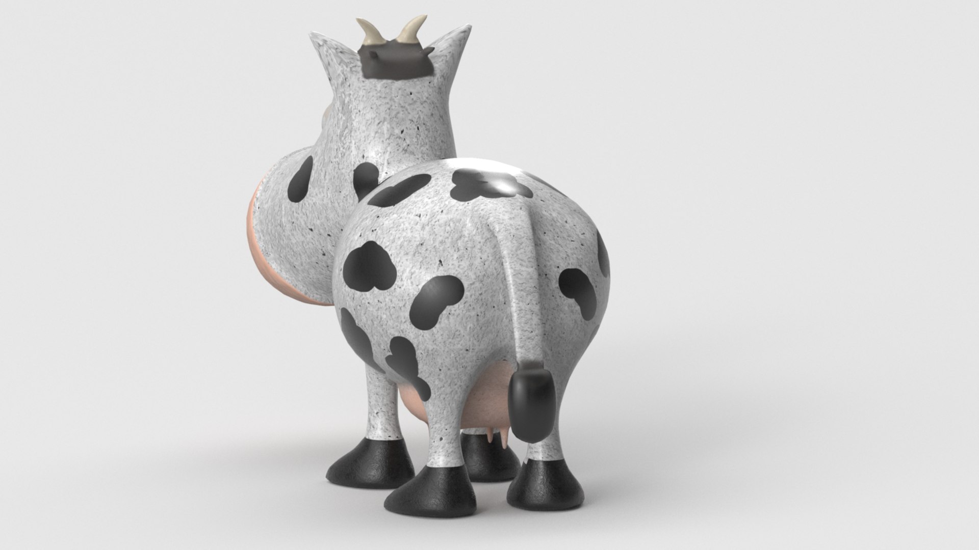 3D Animal Cartoon Cow - Low Poly Comic Unwapped 4K - TurboSquid 2003310