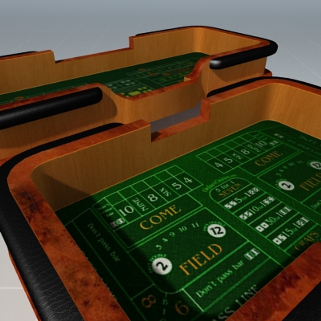 3d Model Craps Tables Casinos