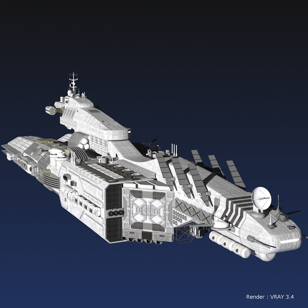3D Space Explorer Cruiser Model - TurboSquid 1192863
