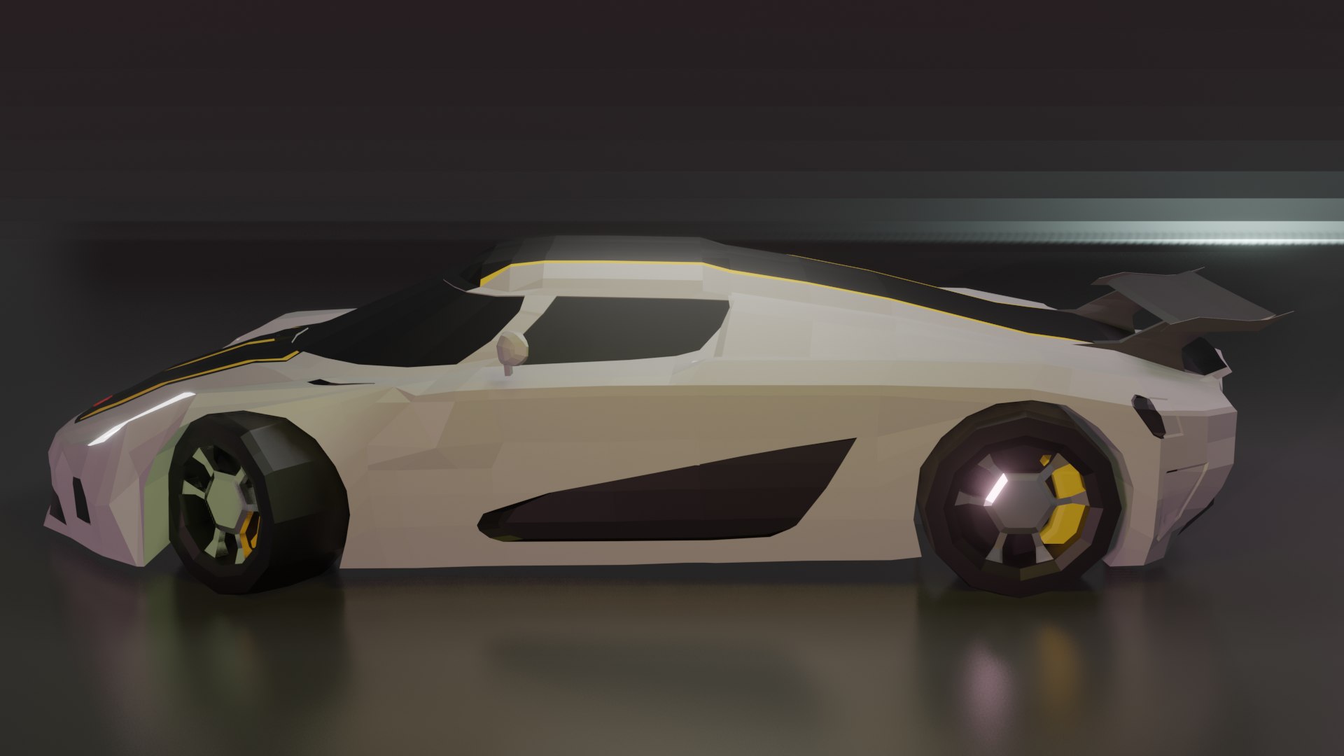 Koenigsegg Regera Ghost 3D Model - TurboSquid 1761218