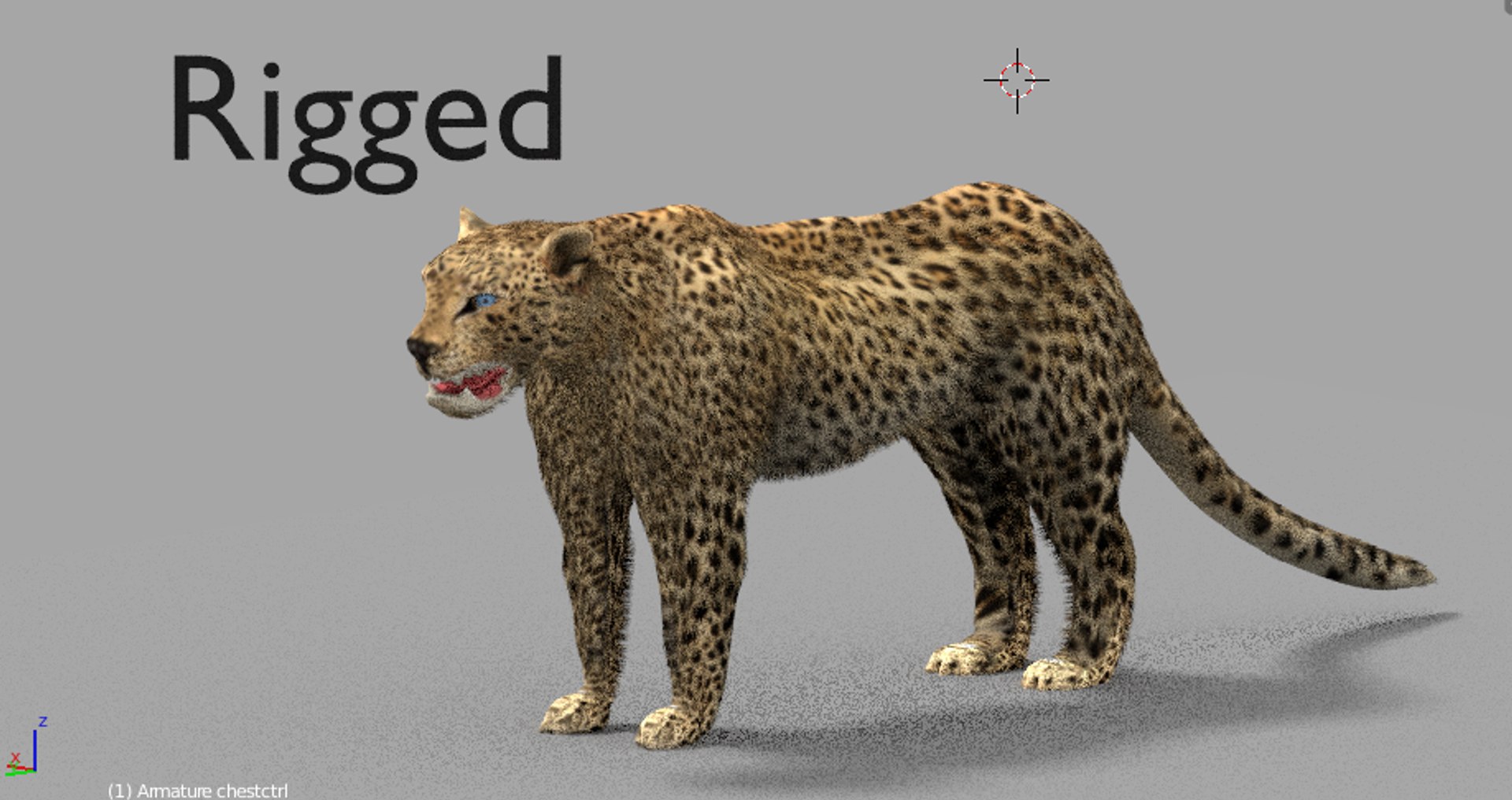 Leopard 3D Model - TurboSquid 1300092