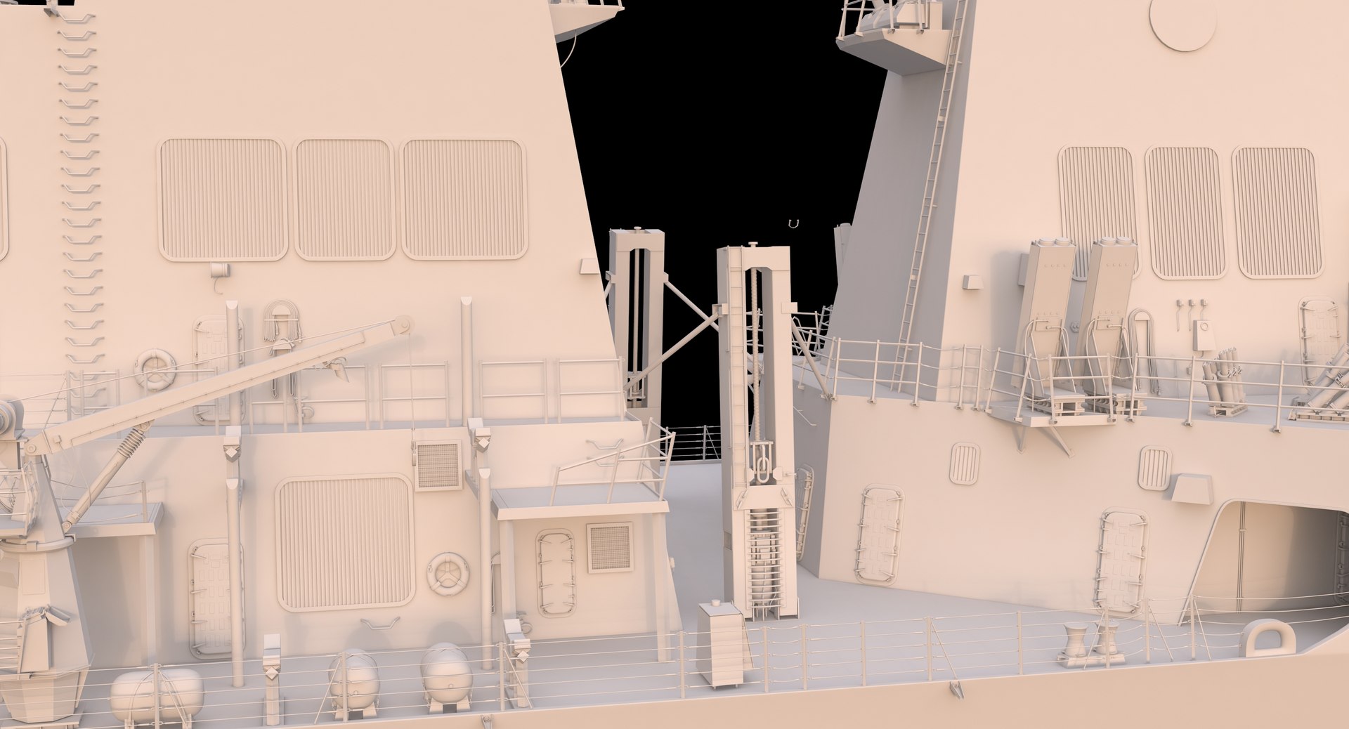 3d Model Uss Ddg 106