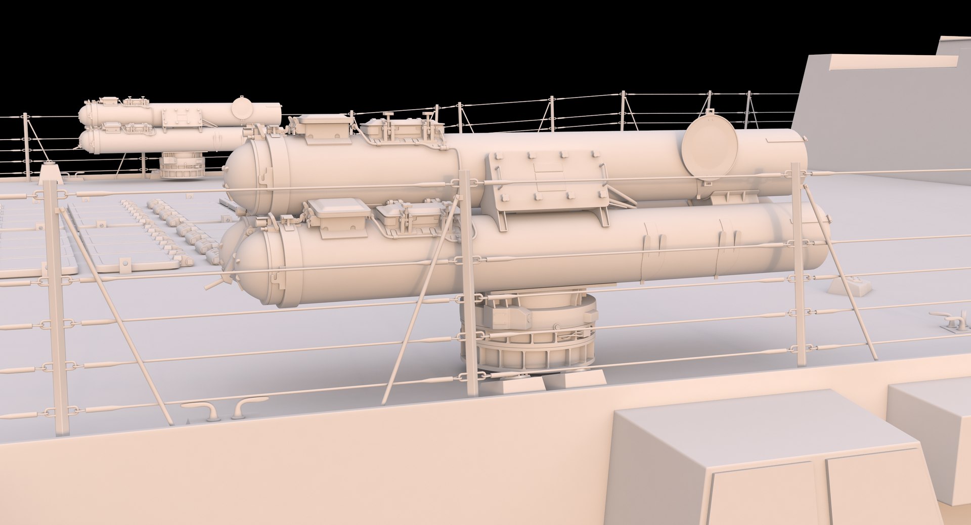 3d Model Uss Ddg 106