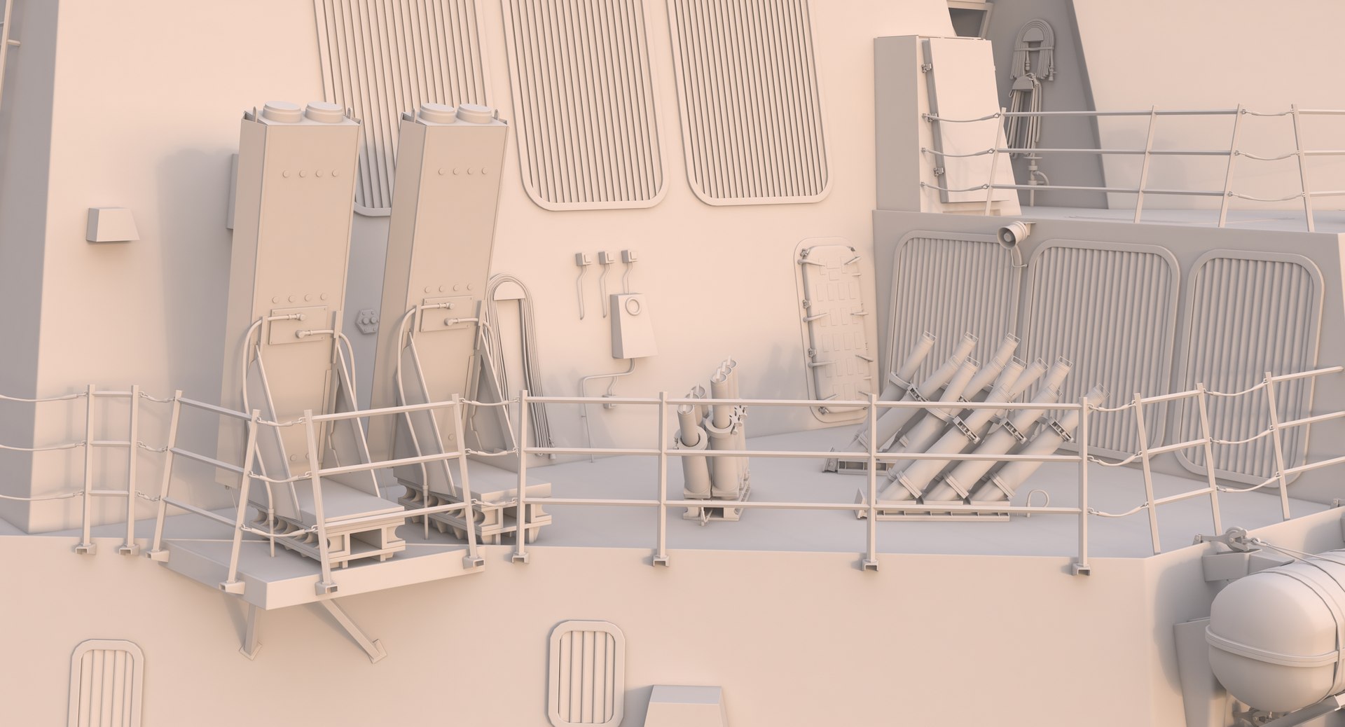 3d Model Uss Ddg 106