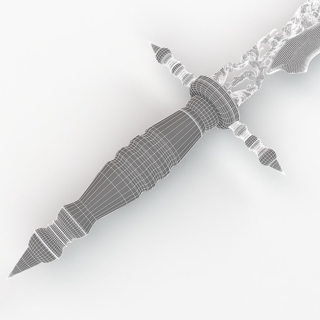 3d model dagger