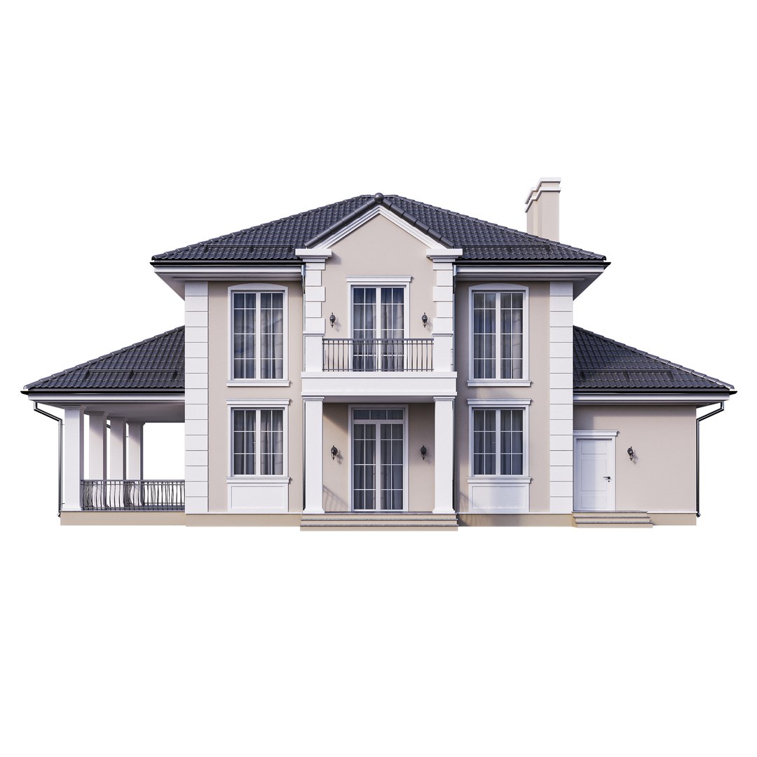 004 Villa Classic 3D Model - TurboSquid 1823148