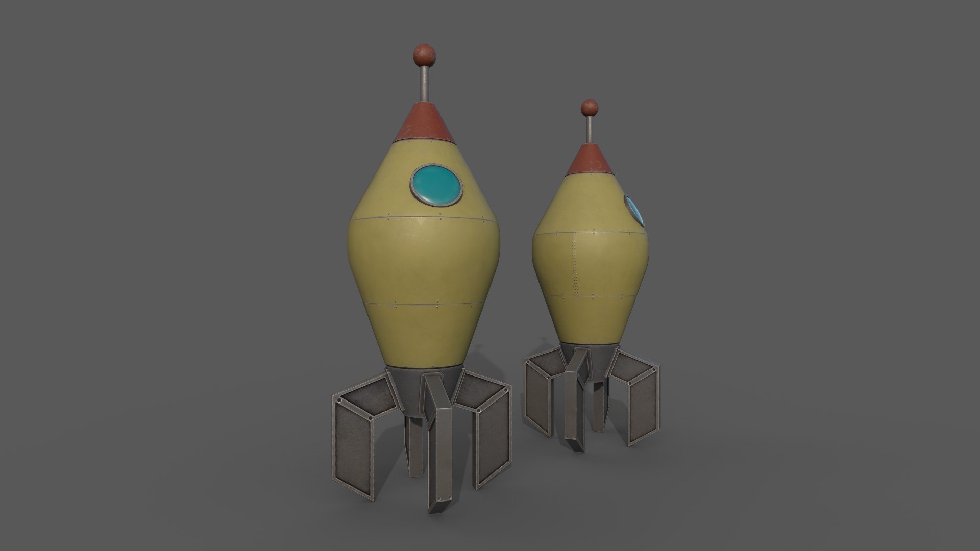 Space Rocket 3D Model - TurboSquid 2148135