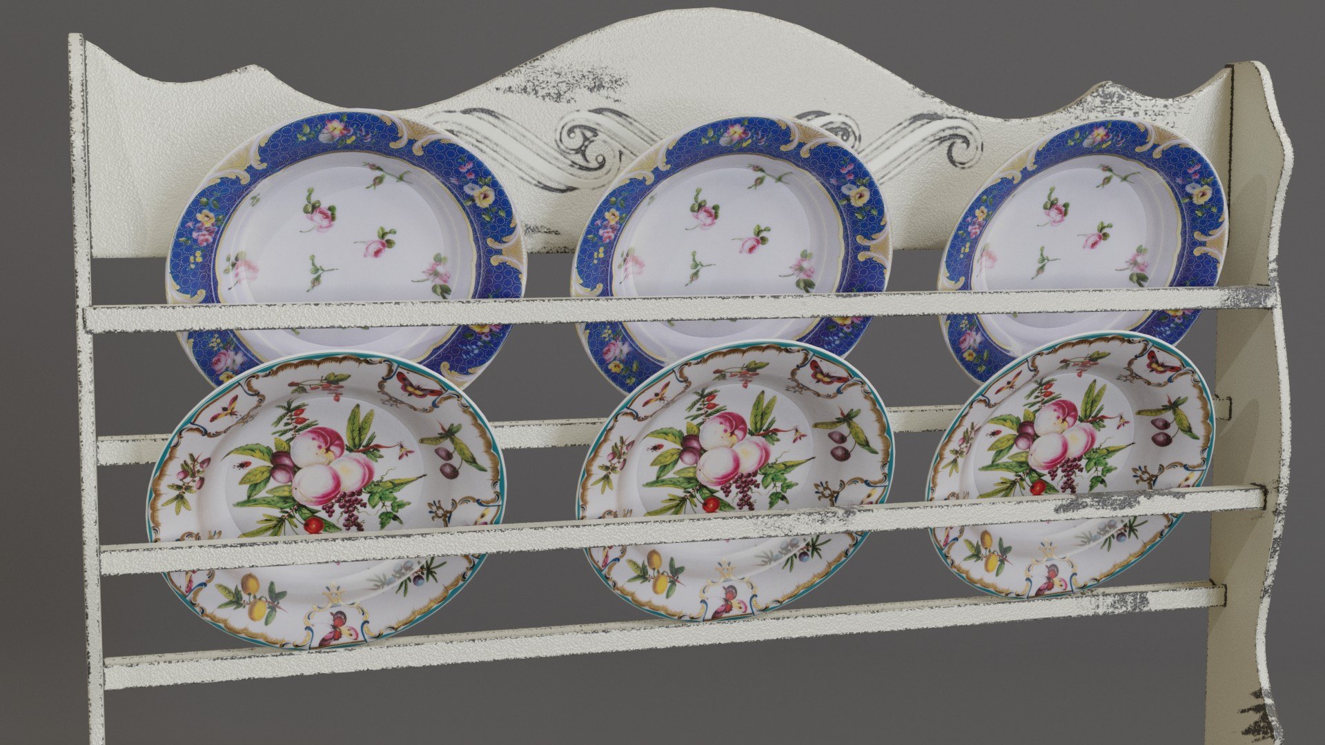 3D Plate Rack - TurboSquid 1723200